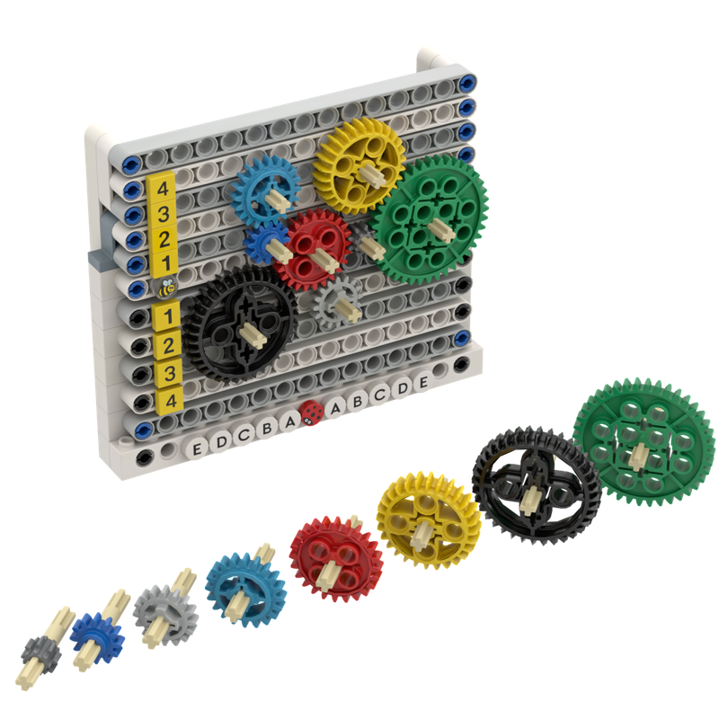LEGO MOC Visual Gear Guide v3 by andybell | Rebrickable - Build with LEGO