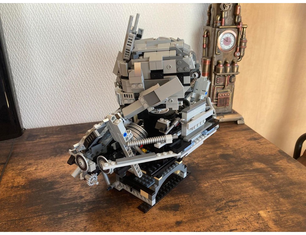 Lego Moc Megatron Movie Bust Transformers By Creationcaravan Brad