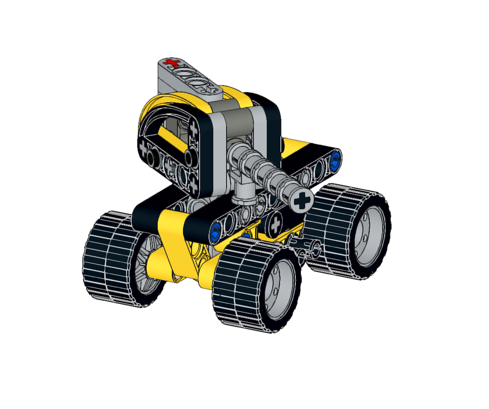 LEGO MOC Wheeled Tank by NARP | Rebrickable - Build with LEGO