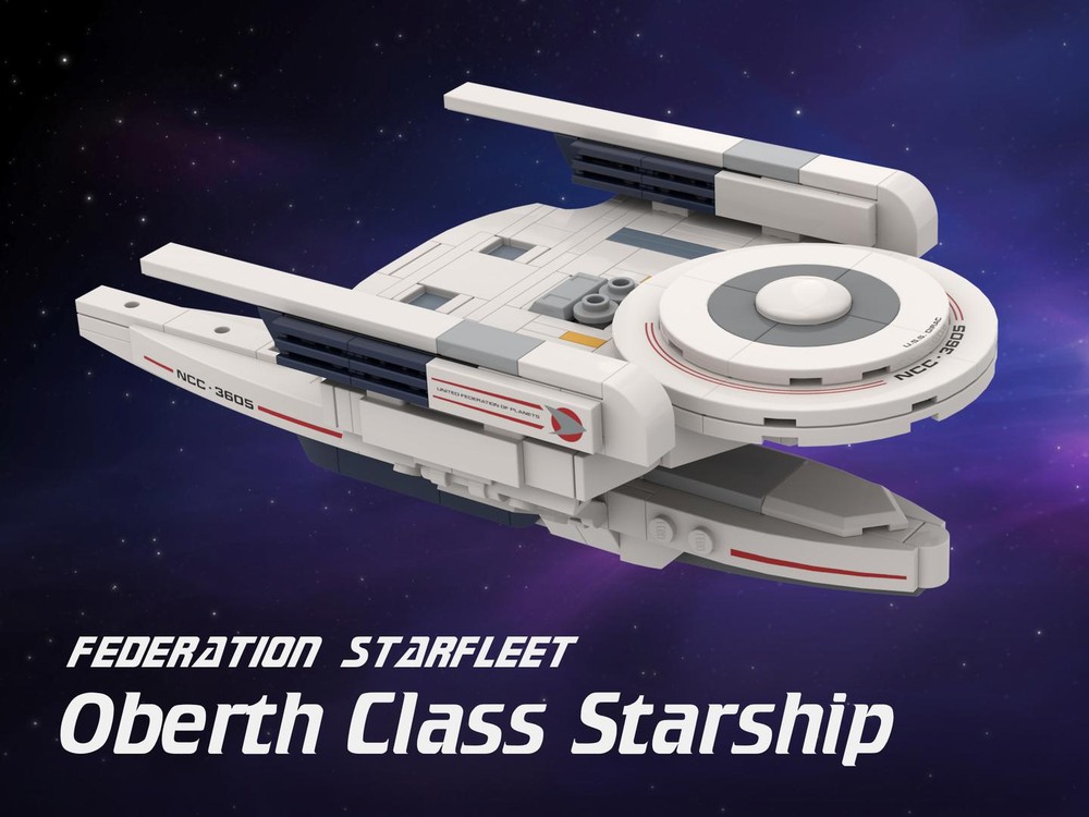 LEGO MOC Oberth Class Starship, Star Trek (USS Grissom & USS Pegasus ...
