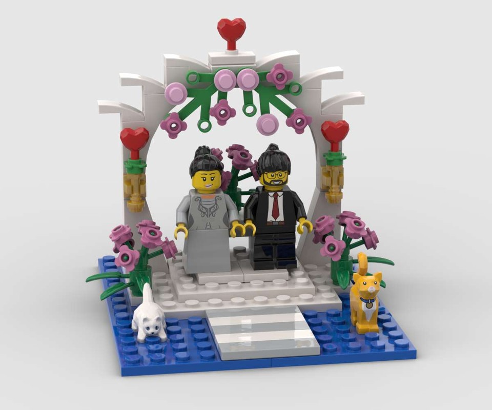 LEGO MOC Wedding Scene by nimril | Rebrickable - Build with LEGO