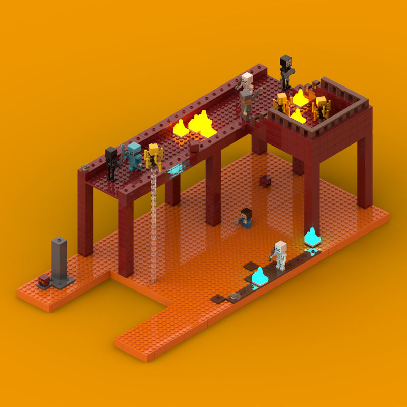 LEGO MOC The Nether Fortress by LegacyLego | Rebrickable - Build with LEGO