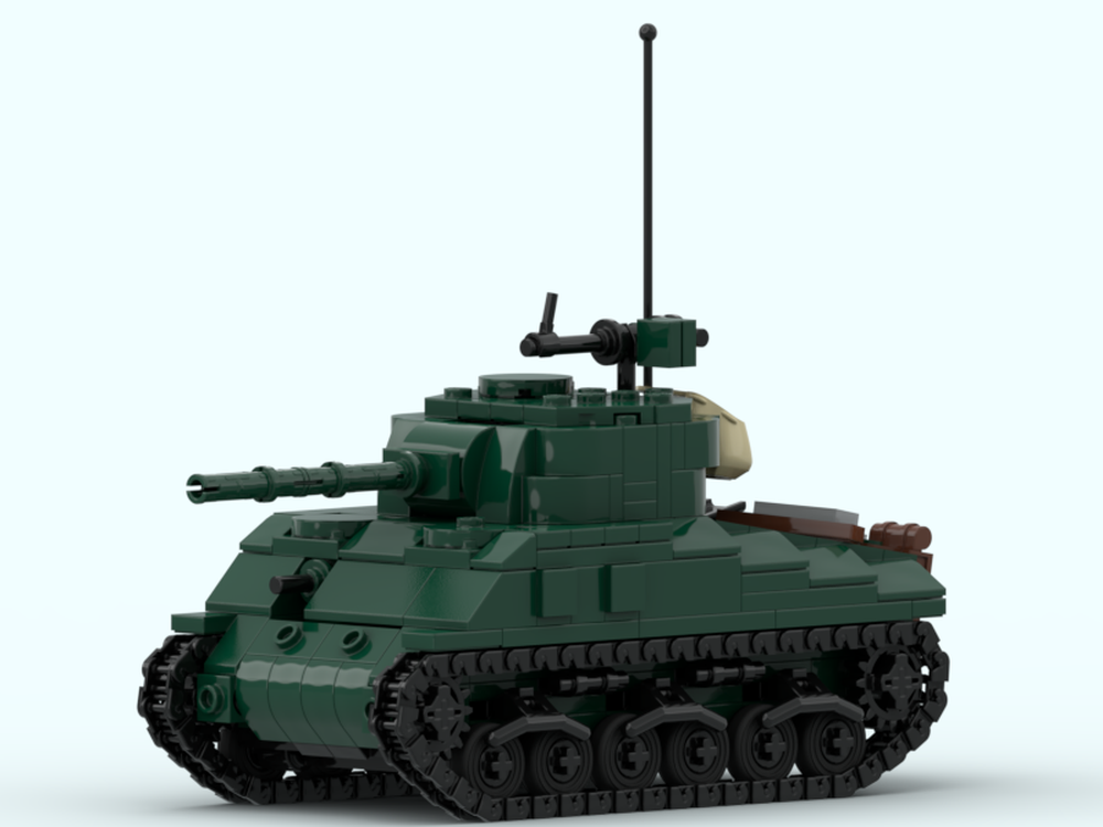 LEGO MOC M4A3 by Wegner | Rebrickable - Build with LEGO