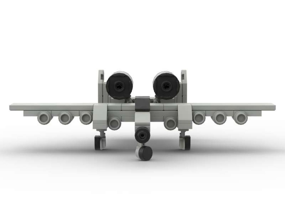 LEGO MOC A-10 Thunderbolt ("Warthog") mini v8 [Remastered] by meregt ...