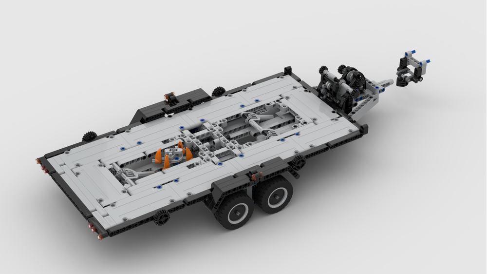 LEGO MOC Car Trailer Ford Raptor (42126) with the Fordt GT (42154) on ...