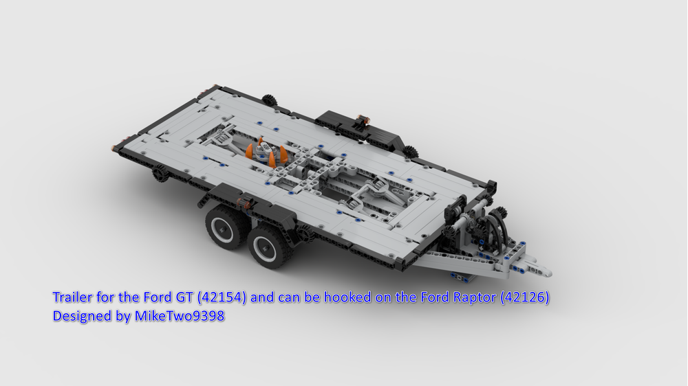 LEGO MOC Car Trailer Ford Raptor (42126) with the Fordt GT (42154) on ...