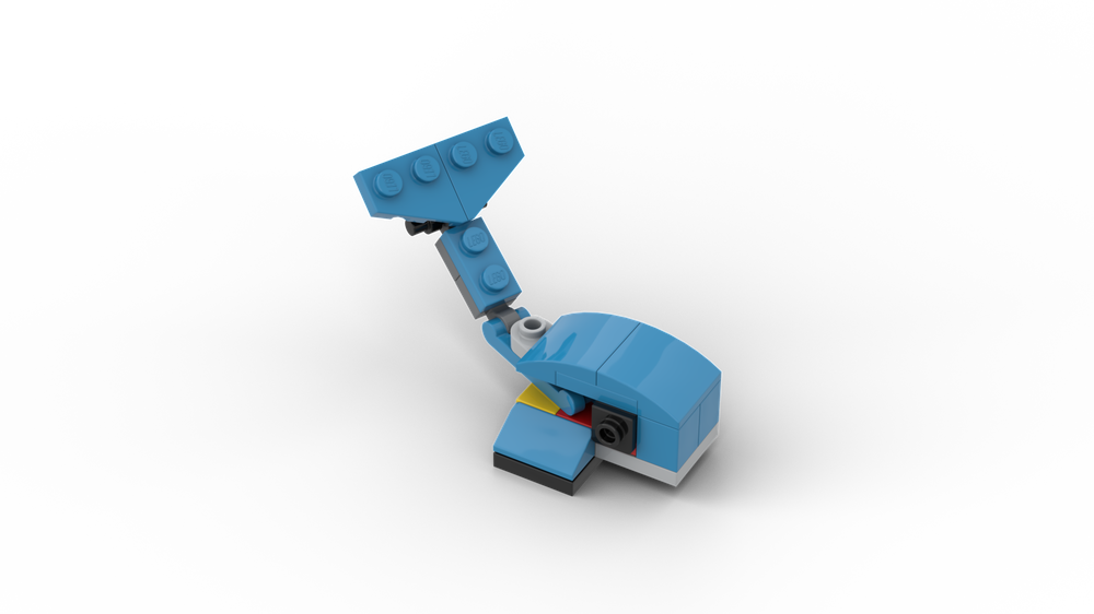 LEGO MOC 31124 Tiny Blue Whale by RedNifre | Rebrickable - Build with LEGO