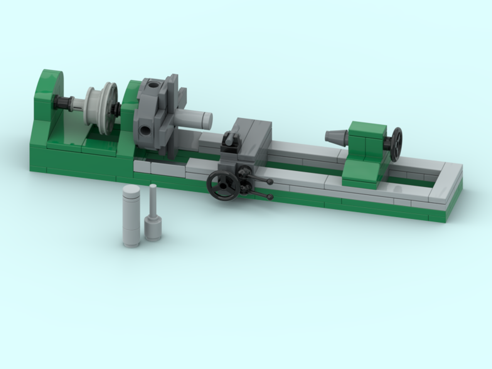 LEGO MOC Old Style Lathe by brickwab | Rebrickable - Build with LEGO