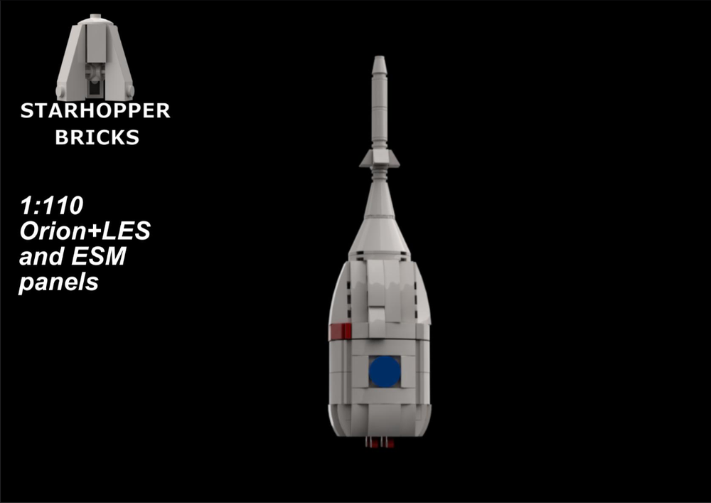 LEGO MOC 1:110 Orion LES and ESM panels by Birds And Gravy ...