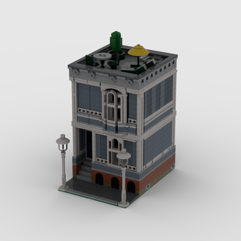 LEGO MOC Downtown House (Modular version) by Safisab | Rebrickable ...