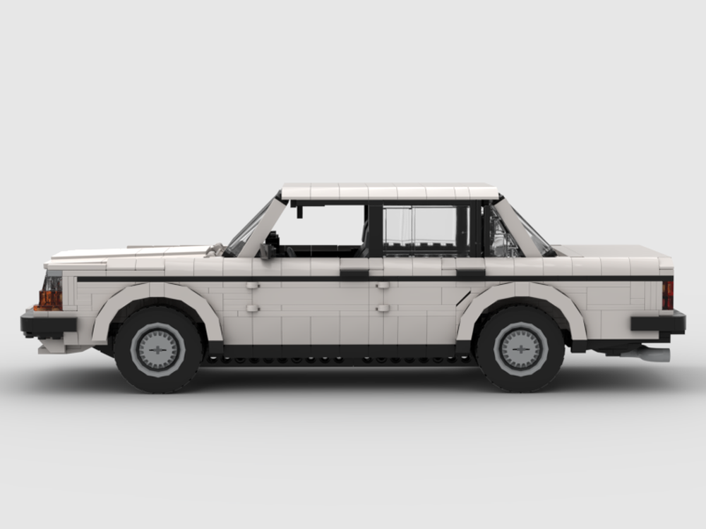 Lego Moc Volvo 240 Sedan By Thecarbuilder Rebrickable Build With Lego
