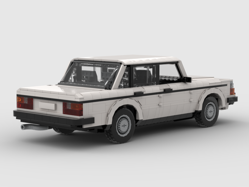 Lego Moc Volvo 240 Sedan By Thecarbuilder Rebrickable Build With Lego