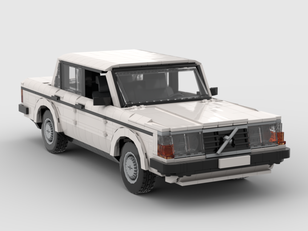 Lego Moc Volvo 240 Sedan By Thecarbuilder Rebrickable Build With Lego