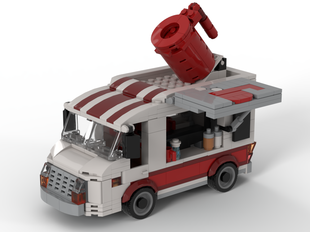 LEGO MOC Coffee Van by SeaBeast | Rebrickable - Build with LEGO