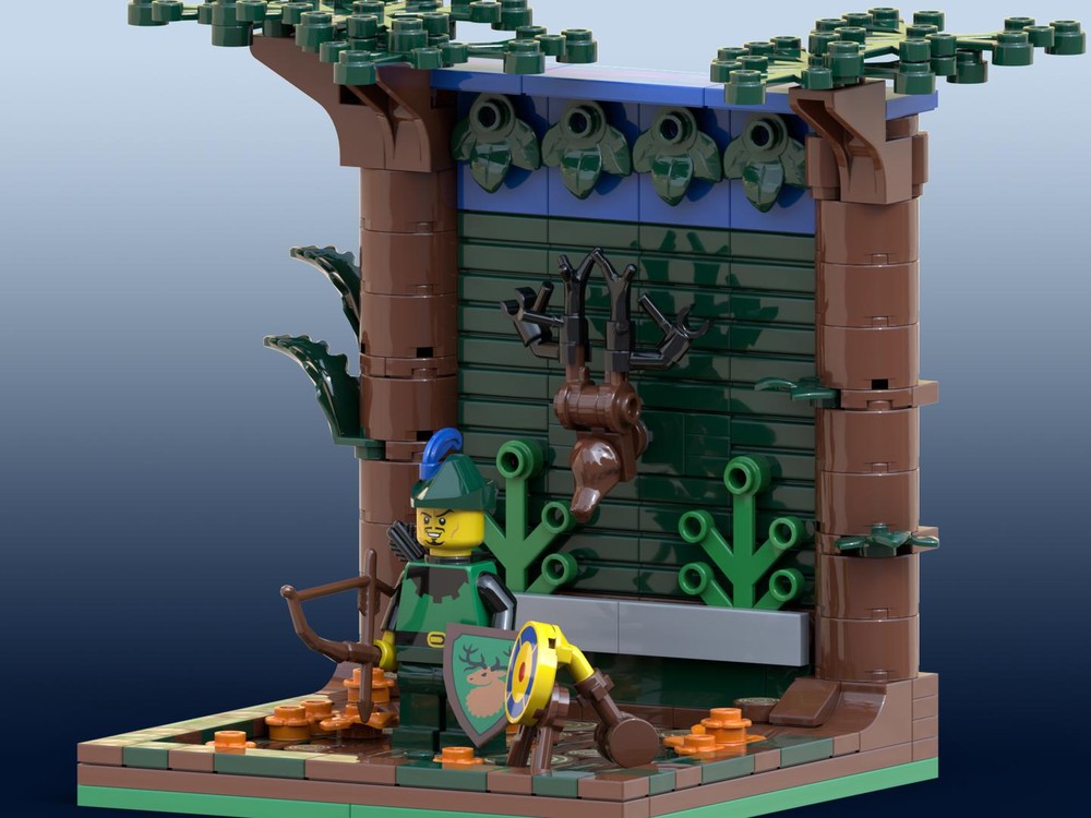 LEGO MOC Forestmen Display With Deer Skull by Thomus_Bean | Rebrickable ...