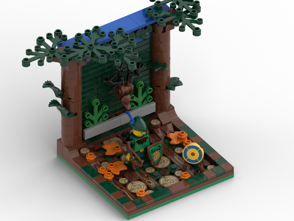 LEGO MOC Forestmen Display With Deer Skull by Thomus_Bean | Rebrickable ...