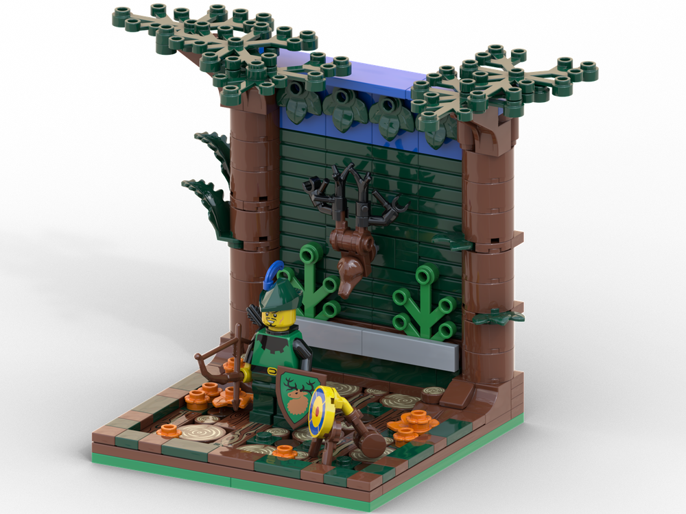 LEGO MOC Forestmen Display With Deer Skull by Thomus_Bean | Rebrickable ...