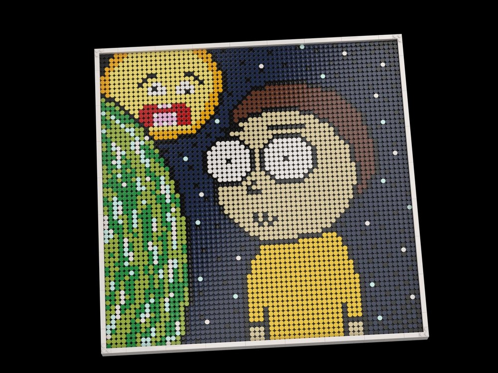 LEGO MOC Morty and the Screaming Sun Art / Mosaic by mrpiper ...