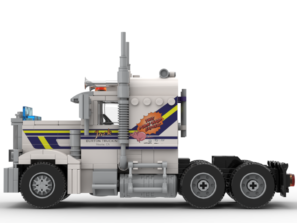LEGO MOC Freightliner FLC 120 "Pork Chop Express" by gunsofbrickston ...