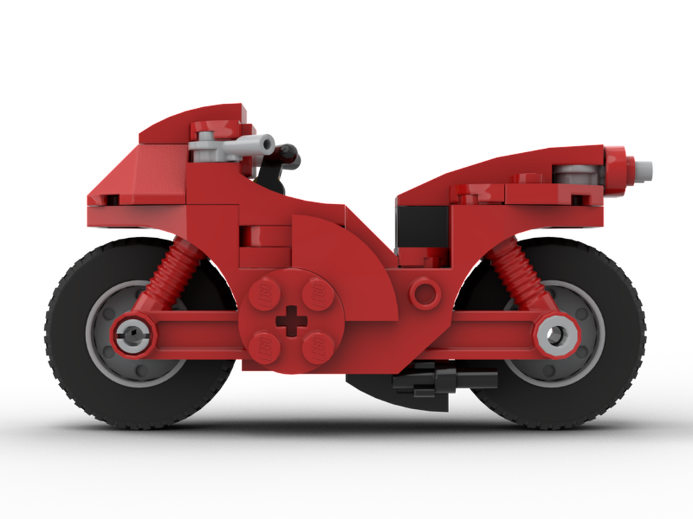 Lego Moc 40517 Mod Motorbike By Hoppepe Rebrickable Build With Lego