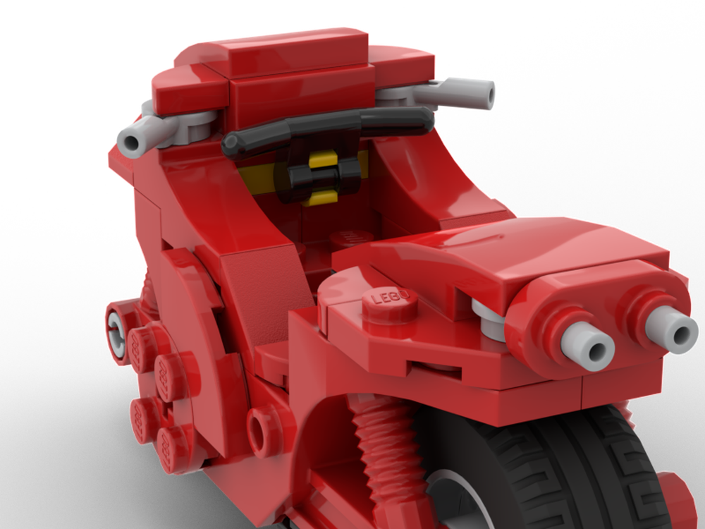 Lego Moc 40517 Mod Motorbike By Hoppepe Rebrickable Build With Lego