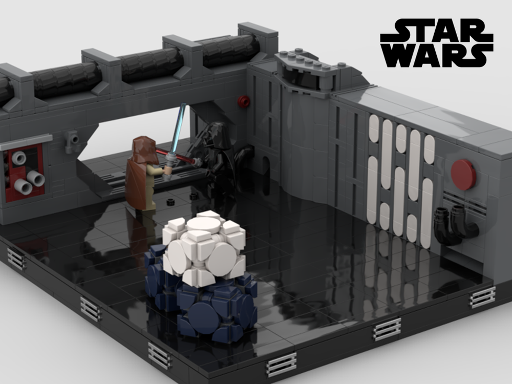 LEGO MOC Death Star Diorama by symbioza | Rebrickable - Build with LEGO