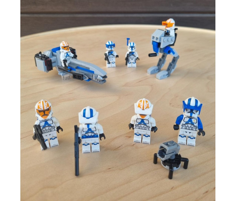 LEGO MOC Barc speeder and AT-RT (75345/75359) by tgbdz | Rebrickable ...