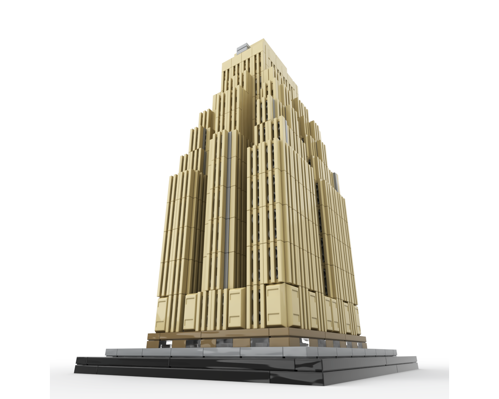Lego Moc The New Yorker Wyndham Hotel 1800 Scale By Spbrix