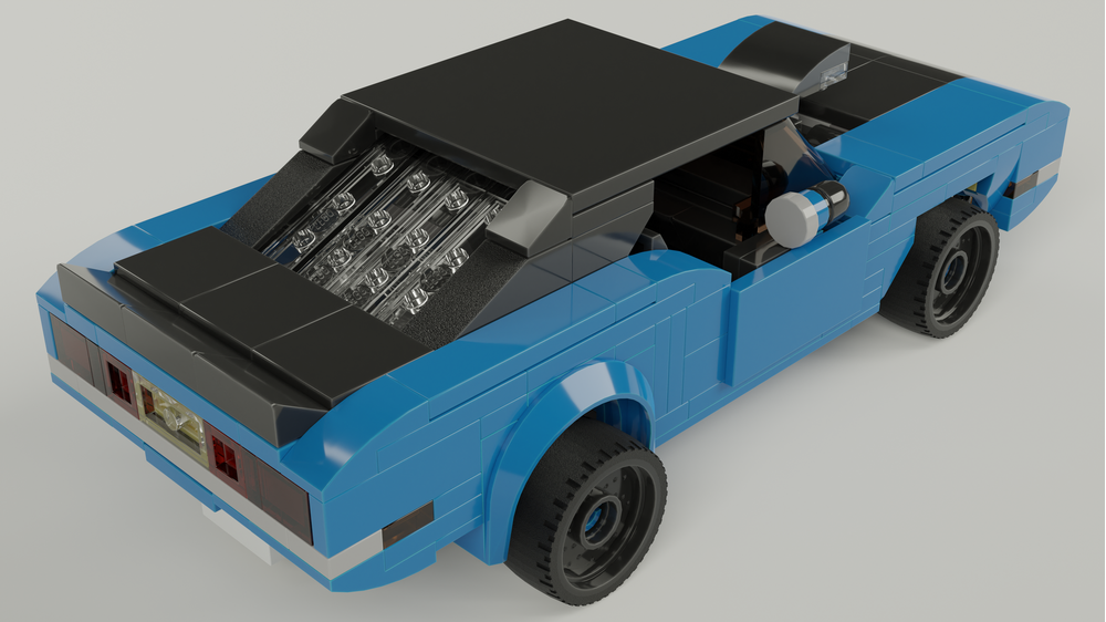 LEGO MOC Steerable & w.Suspension - SC Dodge Challanger by morphles ...