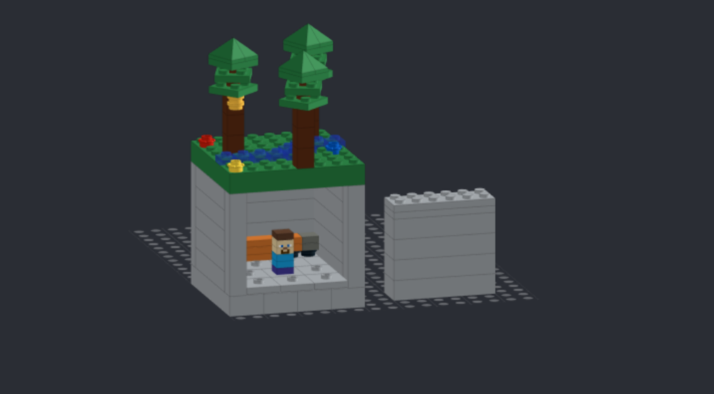 LEGO MOC Micro World: The Secret Cave Base by LegacyLego | Rebrickable ...