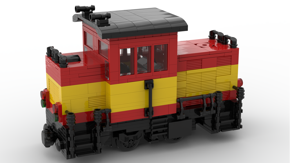 Lego Moc Locomotive Čd Baureihe 704 Moc By Mimi68 Rebrickable