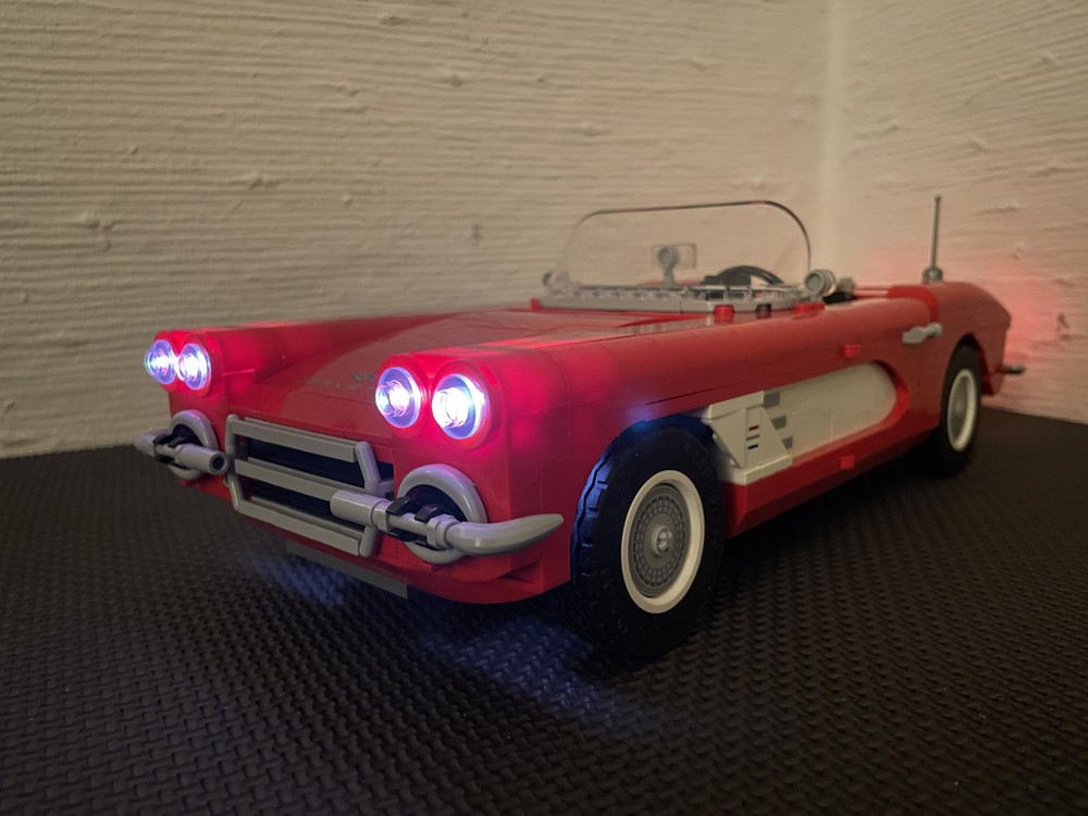 Lego Moc 10321 Corvette Rc Conversion By Cyrix Rebrickable Build