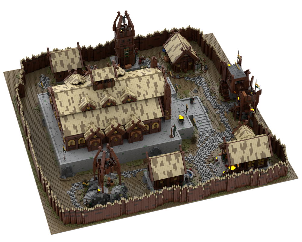 LEGO MOC Ultimate Edoras Rohan Town by Legat_Of_Legion | Rebrickable ...