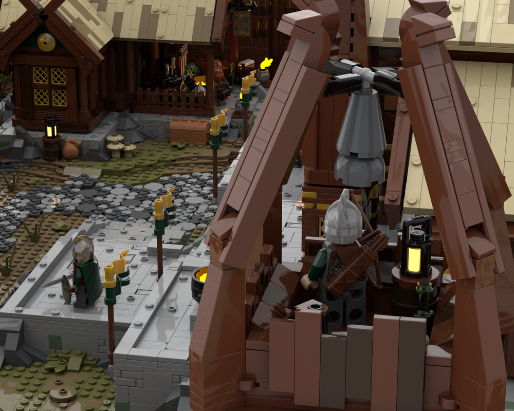 LEGO MOC Ultimate Edoras Rohan Town by Legat_Of_Legion | Rebrickable - Build with LEGO