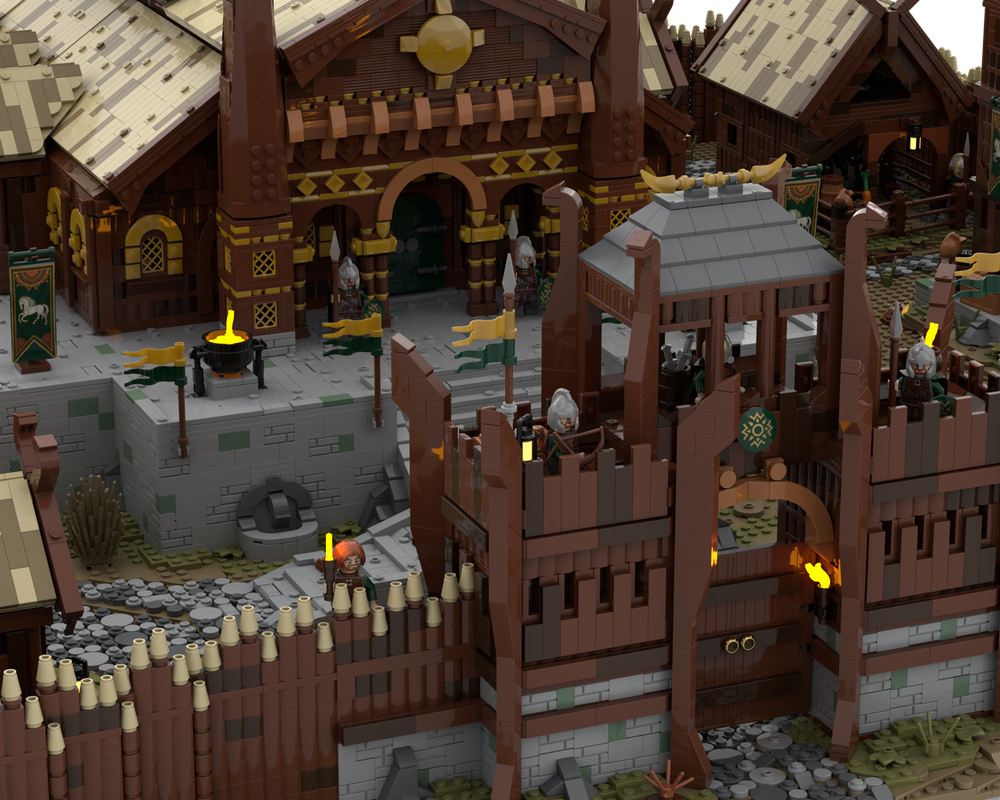 LEGO MOC Ultimate Edoras Rohan Town by Legat_Of_Legion | Rebrickable ...