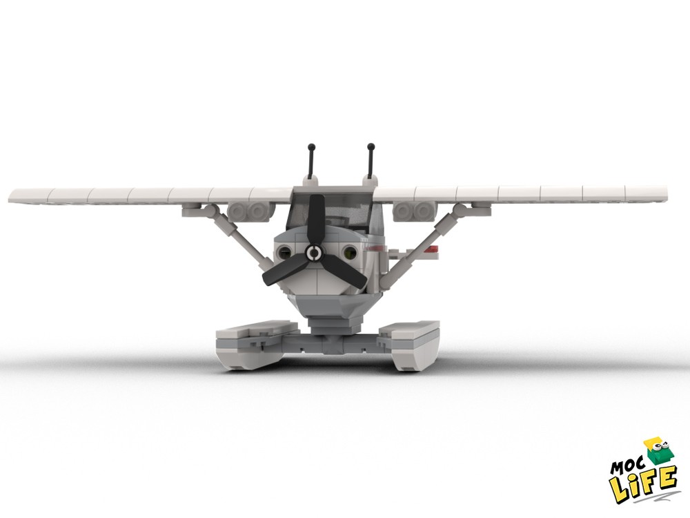 LEGO MOC Cessna 172 float by MocLife | Rebrickable - Build with LEGO
