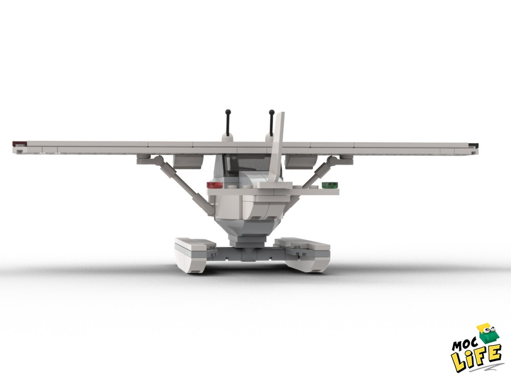 LEGO MOC Cessna 172 float by MocLife | Rebrickable - Build with LEGO