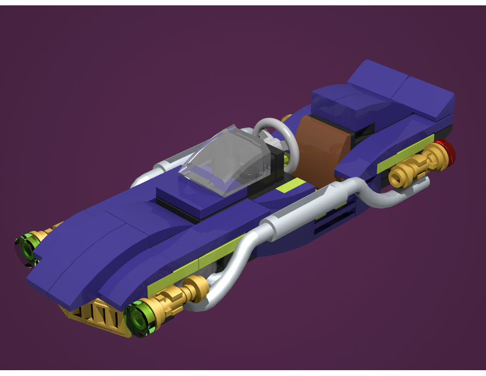 LEGO MOC Joker Hover Car by KennoMonkey | Rebrickable - Build with LEGO