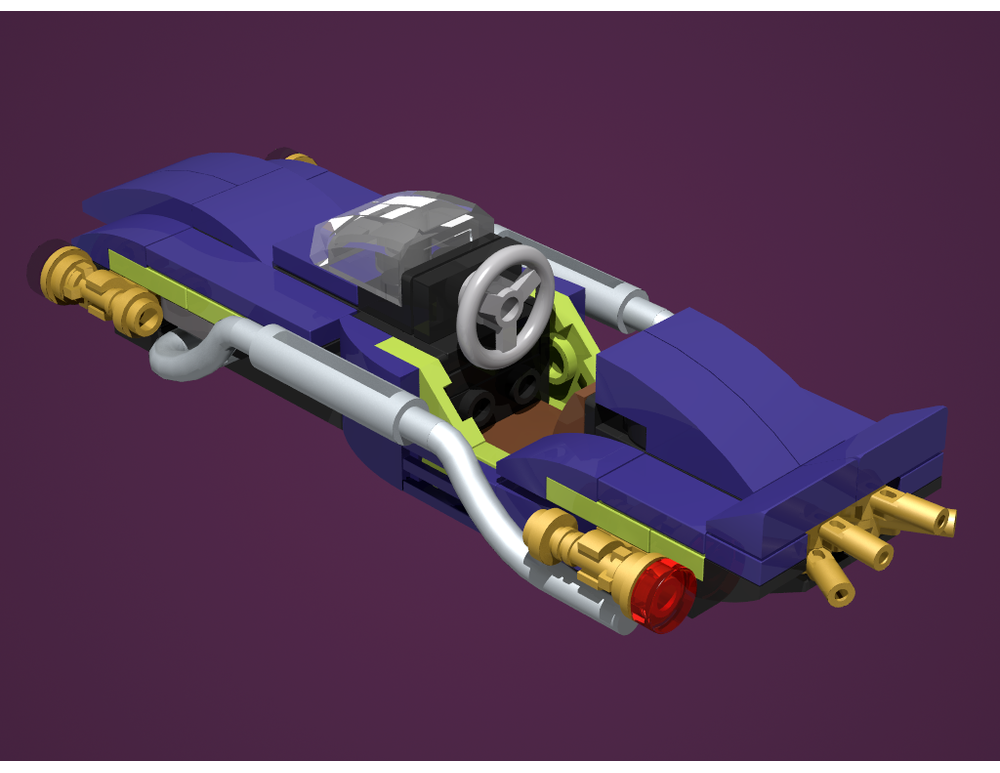 LEGO MOC Joker Hover Car by KennoMonkey | Rebrickable - Build with LEGO
