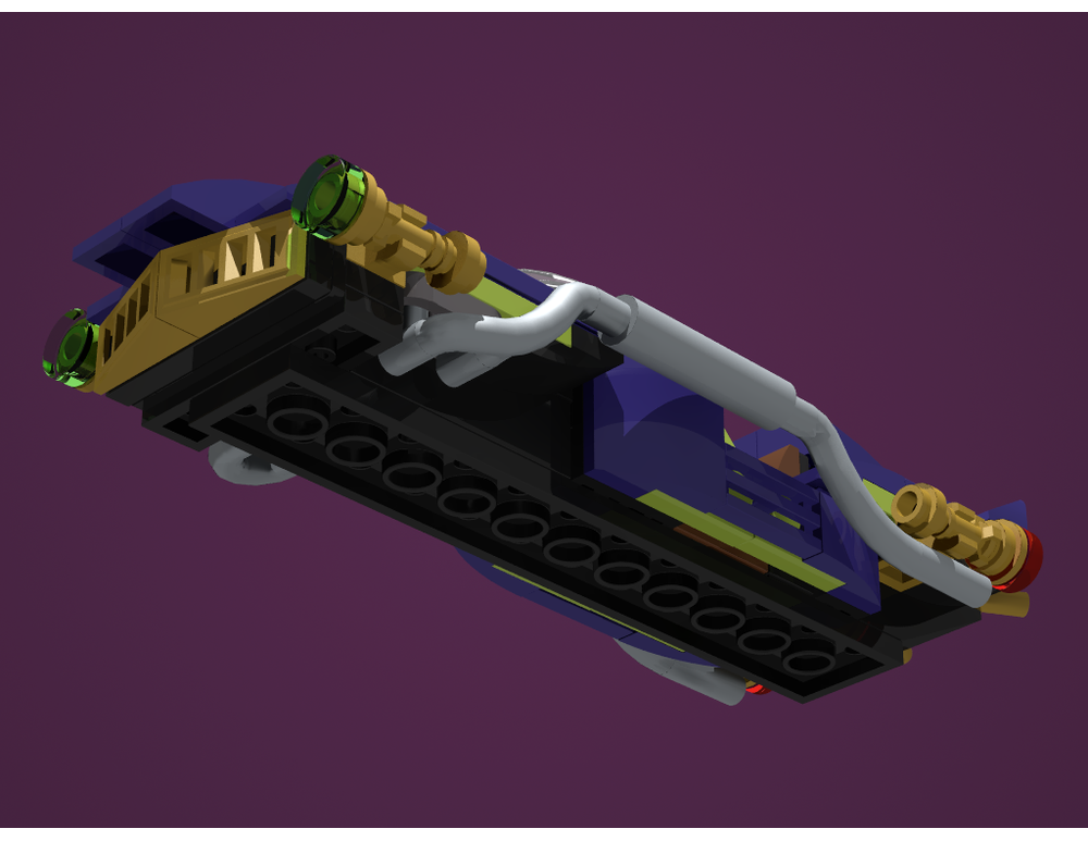 LEGO MOC Joker Hover Car by KennoMonkey | Rebrickable - Build with LEGO
