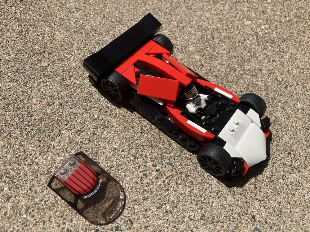 LEGO MOC Porsche Futuristic F1 by BrickAddiction | Rebrickable - Build ...