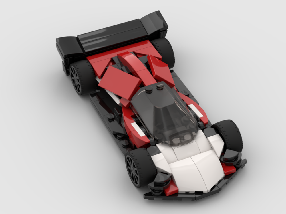 LEGO MOC Porsche Futuristic F1 by BrickAddiction | Rebrickable - Build ...