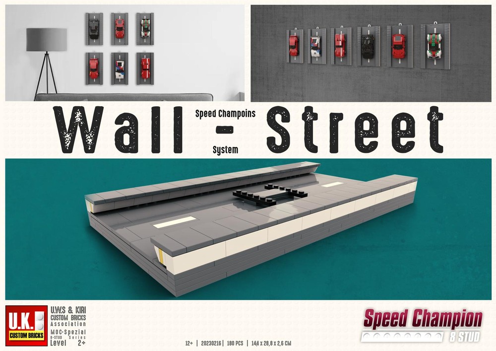 LEGO MOC Speed Champion Wall Street by UK-CustomBricks | Rebrickable ...