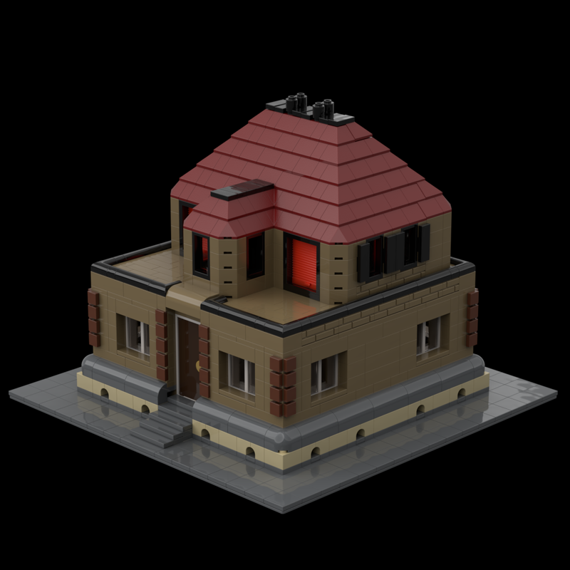 LEGO MOC City House by gvrmakes | Rebrickable - Build with LEGO