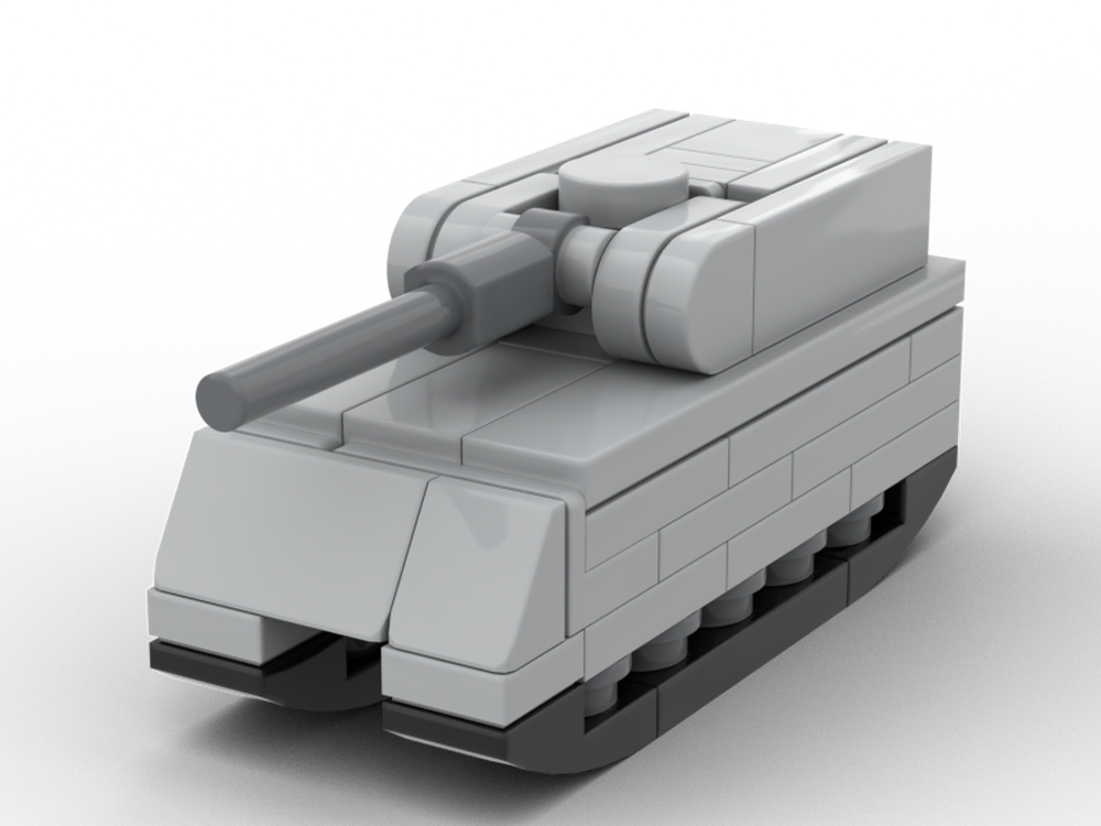 LEGO MOC Micro Pz. 8 Maus by Phoenix5061 | Rebrickable - Build with LEGO