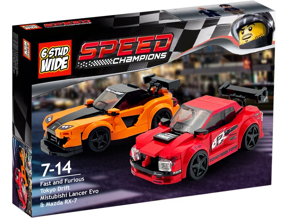 LEGO MOC Fast and Furious Tokyo Drift Two Pack by IBrickedItUp ...