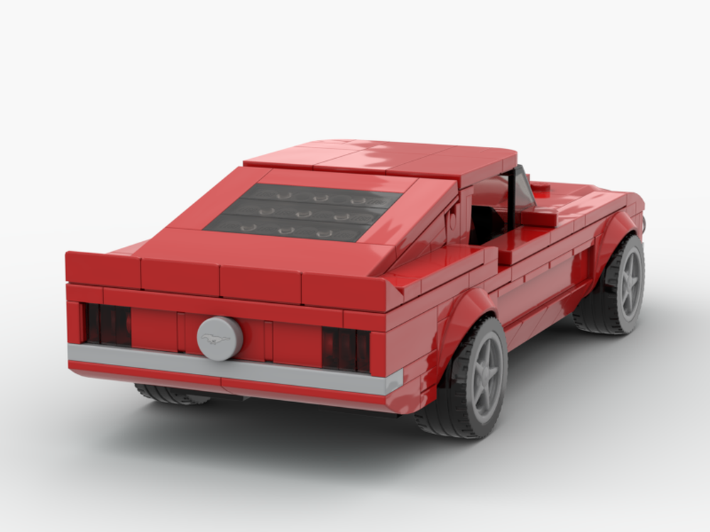 Lego Moc 1969 Ford Mustang Boss 429 By Kinetickit Rebrickable Build