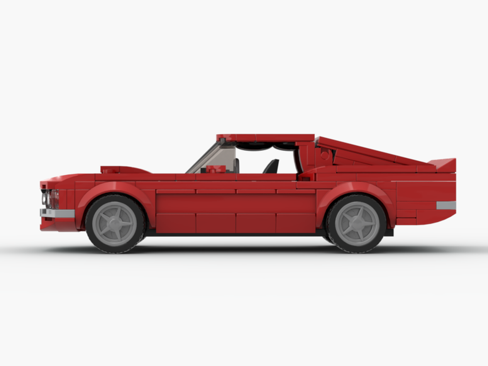 Lego Moc 1969 Ford Mustang Boss 429 By Kinetickit Rebrickable Build