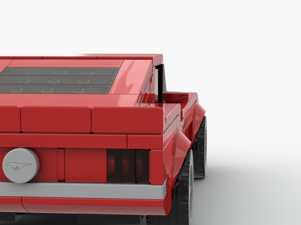 Lego Moc 1969 Ford Mustang Boss 429 By Kinetickit Rebrickable Build