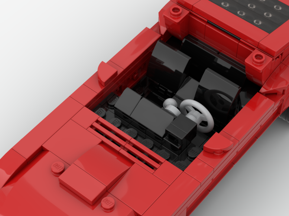 LEGO MOC 1969 Ford mustang Boss 429 by KineticKit | Rebrickable - Build ...